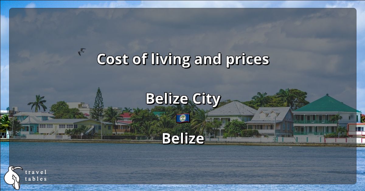 Cost of living and prices in Belize City 🇧🇿 Updated Jul 2023 - TravelTables