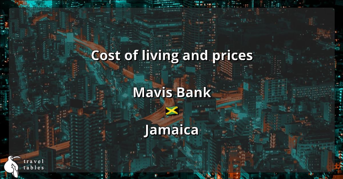 Cost of living and prices in Mavis Bank 🇯🇲 Updated Jul 2023 - TravelTables