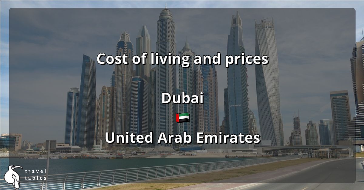 Cost of living and prices in Dubai 🇦🇪 Updated Jul 2023 - TravelTables